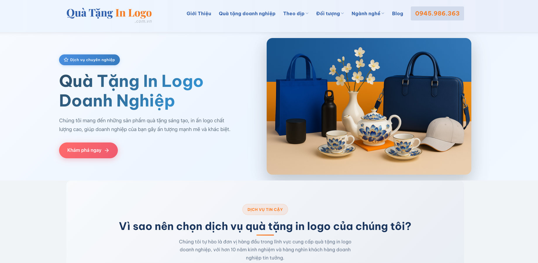 Quà tặng doanh nghiệp in logo